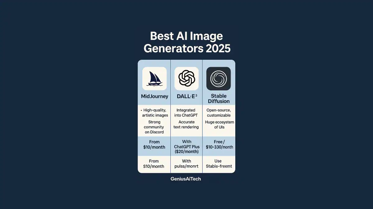 Best AI Image Generators 2025